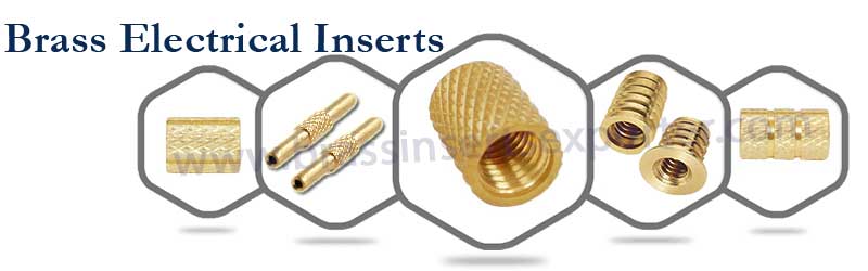 Brass Electrical Inserts | Custom Made Brass Inserts Exporter