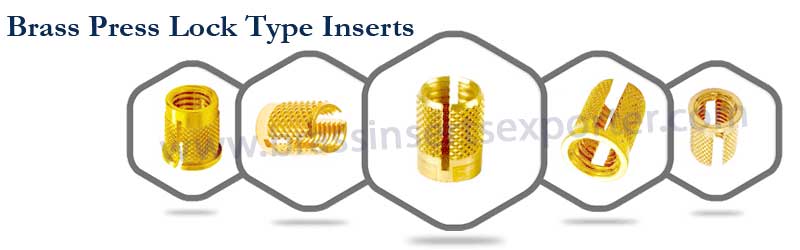 Press Lock Type Inserts - SATISH ENTERPRISE