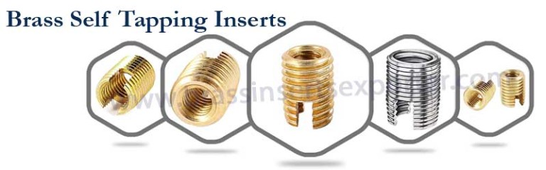 Brass Self Tapping Inserts | Brass Male Female Inserts