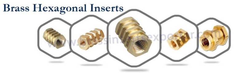 Brass Hexagonal Inserts - SATISH ENTERPRISE