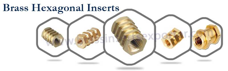 Brass Hexagonal Inserts - SATISH ENTERPRISE