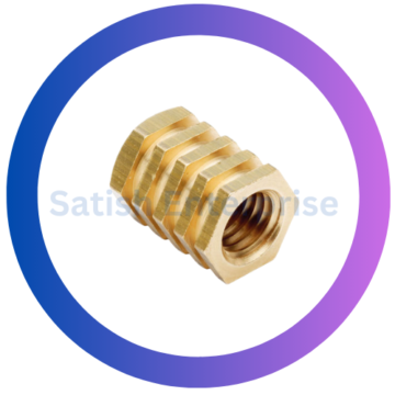 Brass Hexagonal Inserts - SATISH ENTERPRISE - Exporter